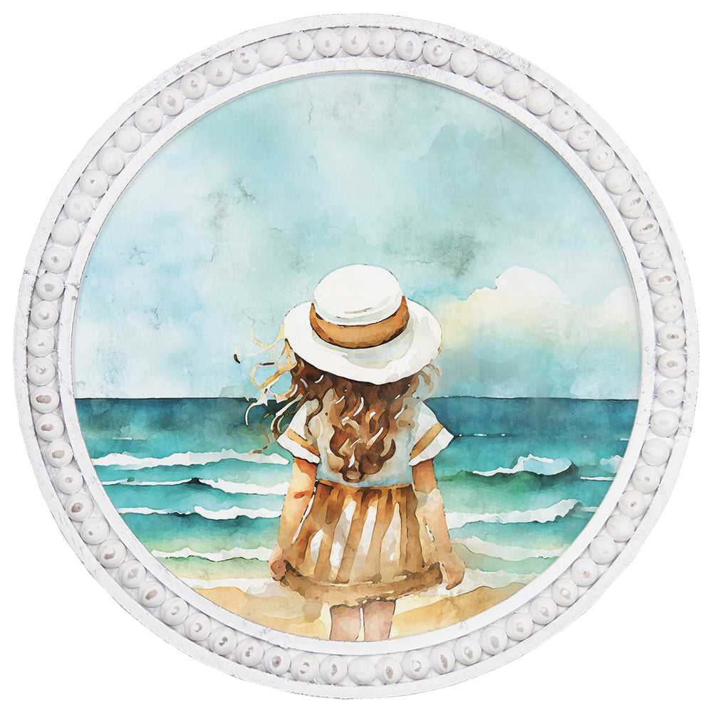 Girl Beach Scene – Sincere Surroundings