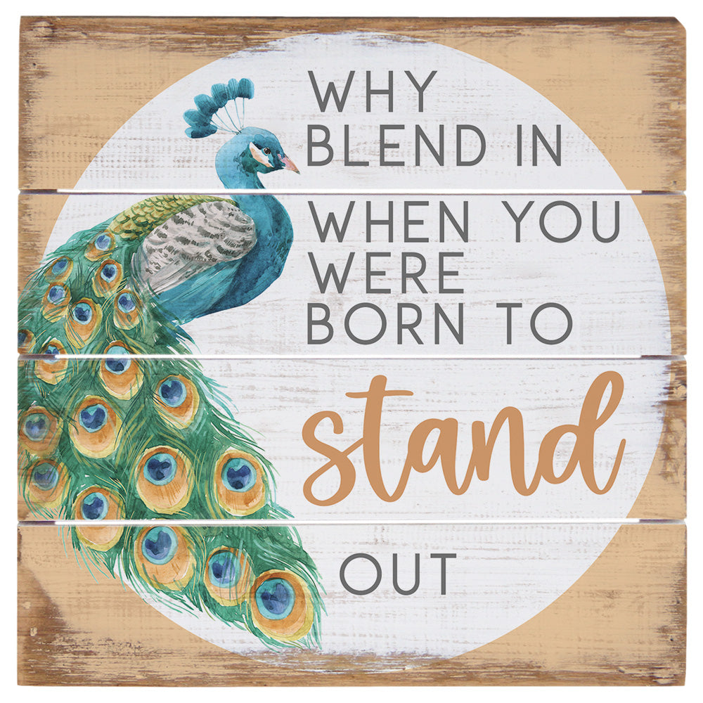 Stand Out Peacock - 6" – Sincere Surroundings