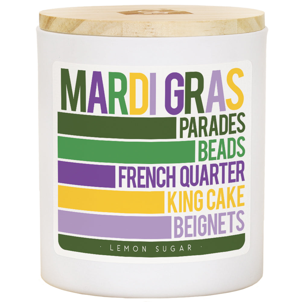 Mardi Gras Words Stripes - LEM – Sincere Surroundings