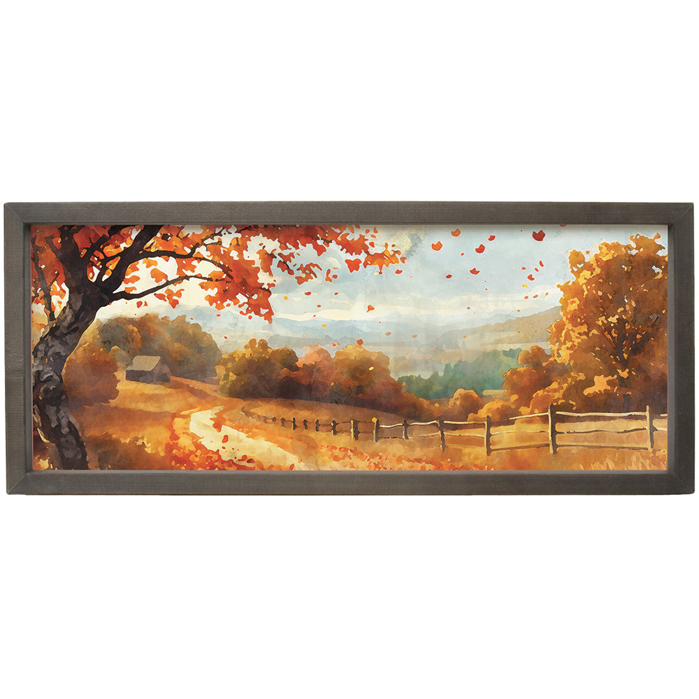 Fall Lane Scene – Sincere Surroundings