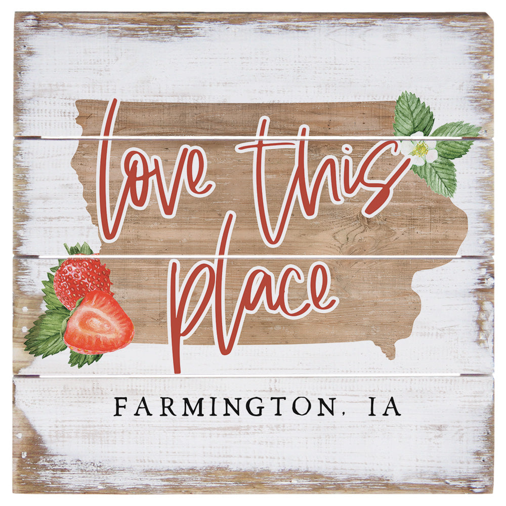 Strawberry State LOC STA 6" – Sincere Surroundings