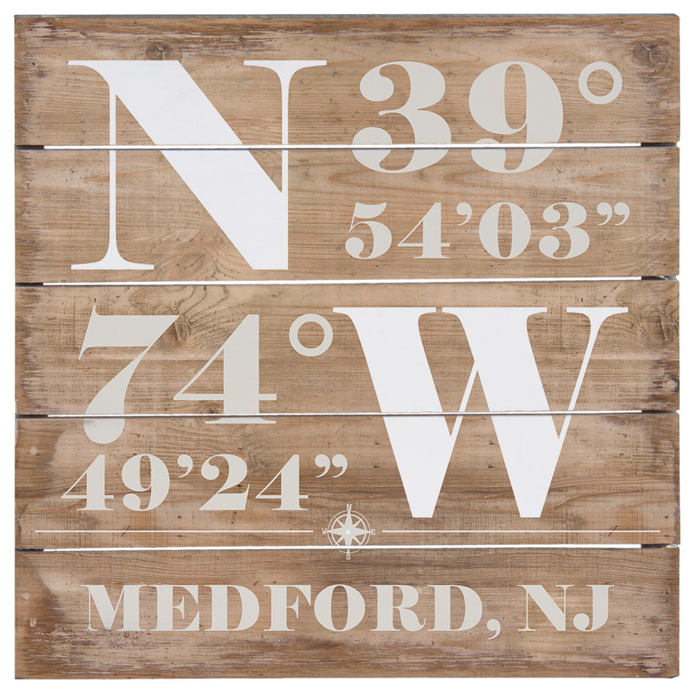 Wood NW Coordinates LOC 8" – Sincere Surroundings