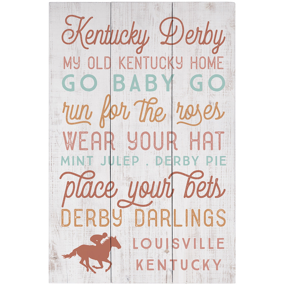 Kentucky Derby Words LOC – Sincere Surroundings